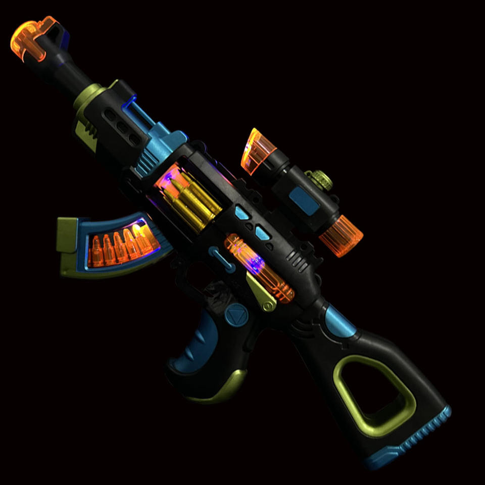 New Gun Toy Battery Operated Gun With Light and Sound Kids Electric Toy ...