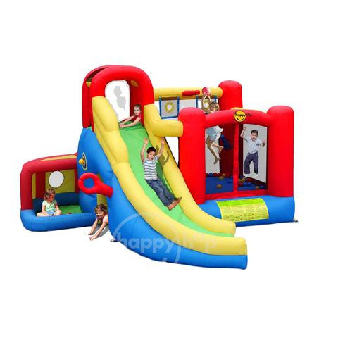 Happy Hop Inflatable Bouncer - 9004B Slide Bouncer for Kids
