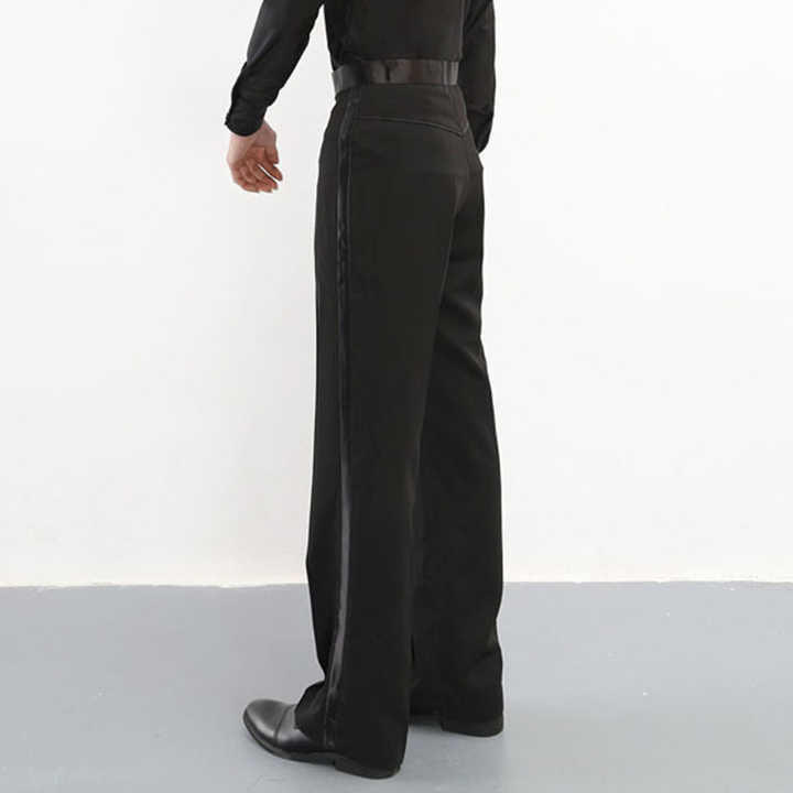TONGYANG Men's Latin Dance Pants Modern Ballroom Performance Dancing ...