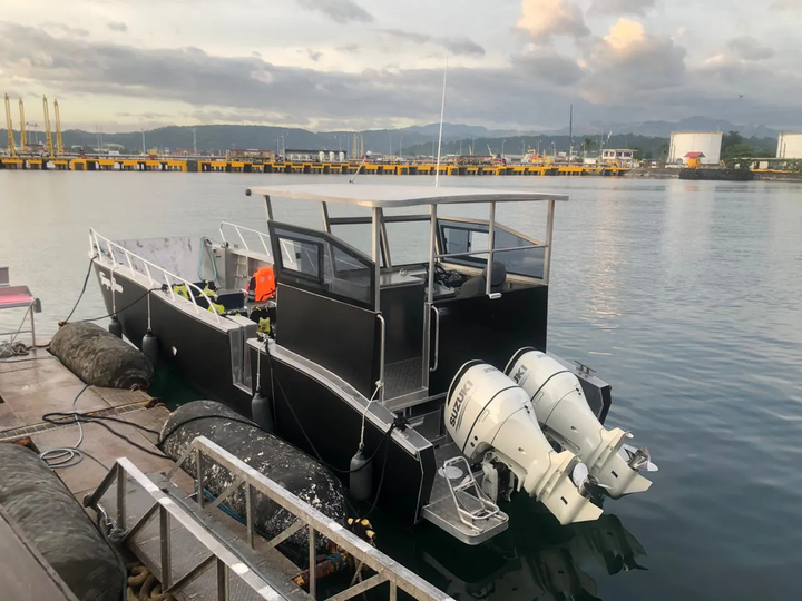10m Aluminium Cargo Landing Craft for River and Sea Transport Truck ...
