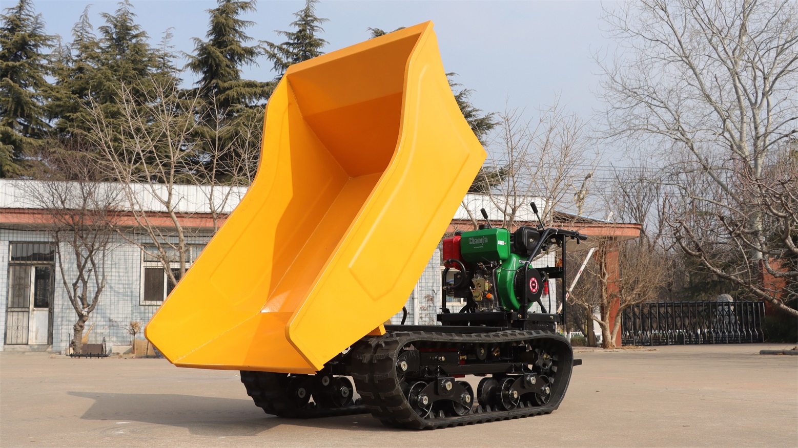 Custom Palm Garden Rubber Tracked Transporter Tractor - Buy Palm Garden ...