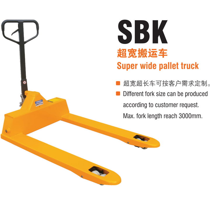 Customized Hand Pallet Stacker Lifting with Adjustable Fork Width ...
