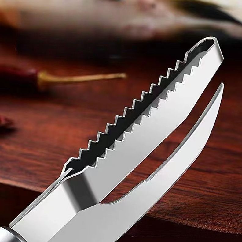 2in1 Fish Skin Brush Fast Remove Fish Scale Scraper Planer Tool Fish ...