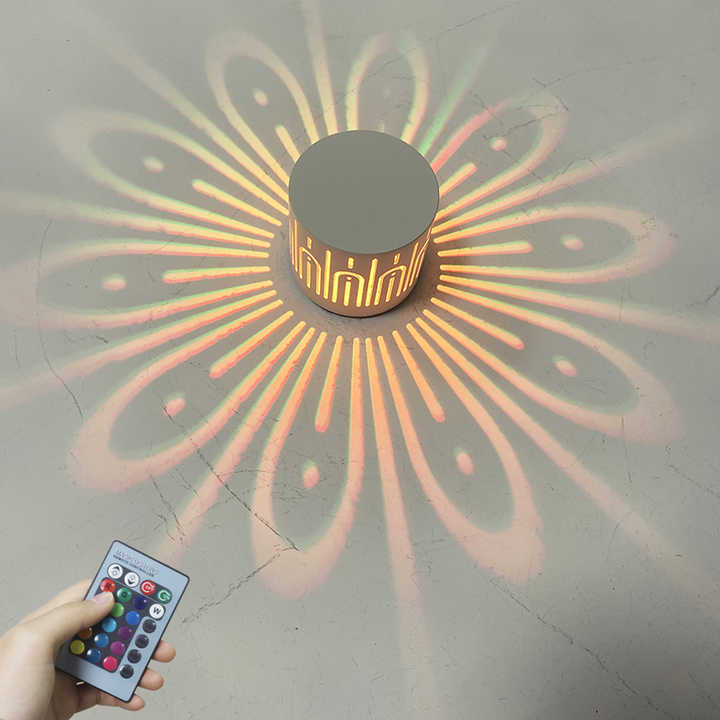Hagood LED Wall Light - RGB Effect Lamp with Remote Control