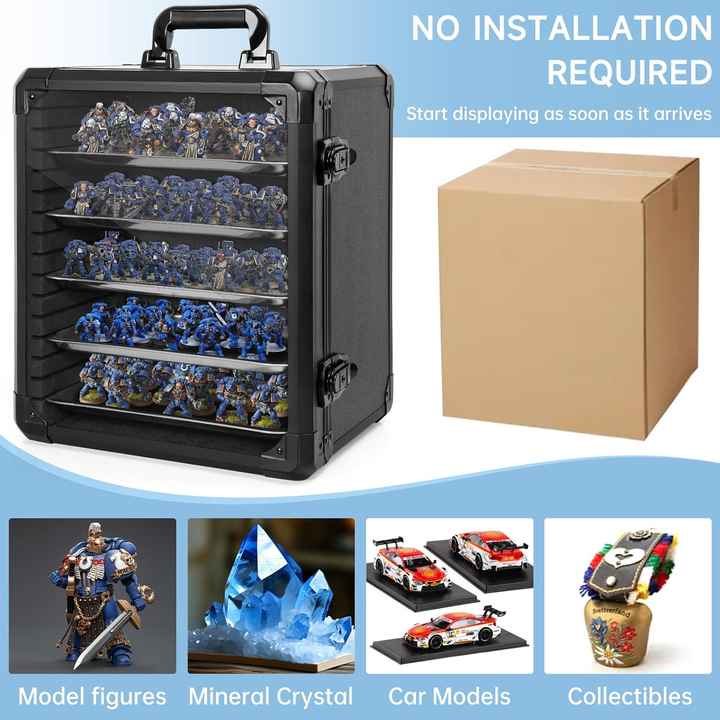 Miniatures Storage Case Miniatures Transport Case Aluminum Alloy Frame ...