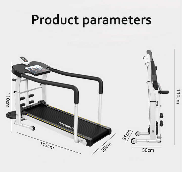 K&B Home Cheap Folding Mechanical Treadmill Walking Machine Manual ...