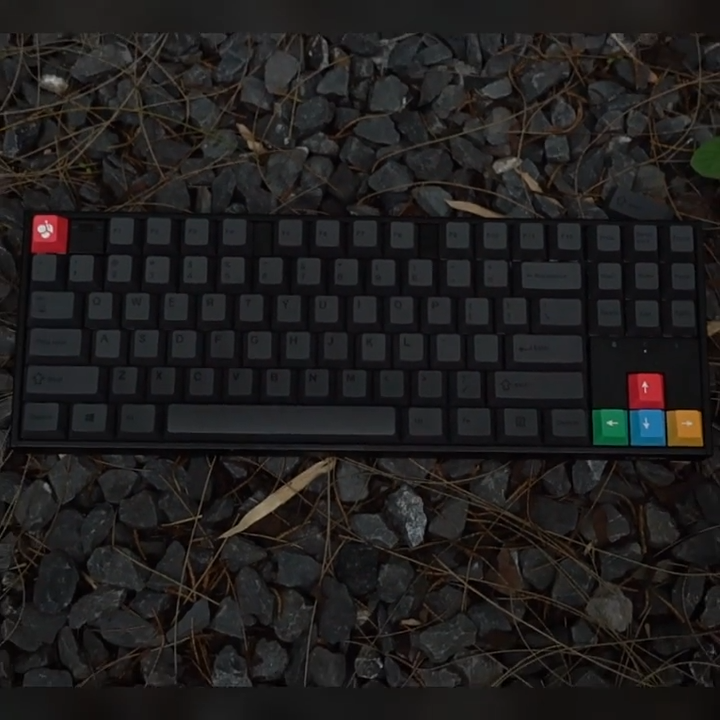 HZGAMER 130Keys Custom PBT Carbon Black Keycaps, CHERRY Profile Keycaps ...