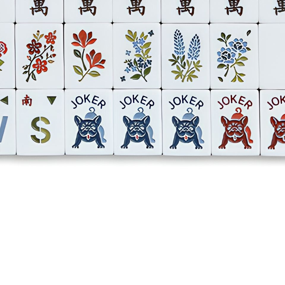 Luxury Forest American Mahjong Tiles Set 160 Standard Four Layer ...