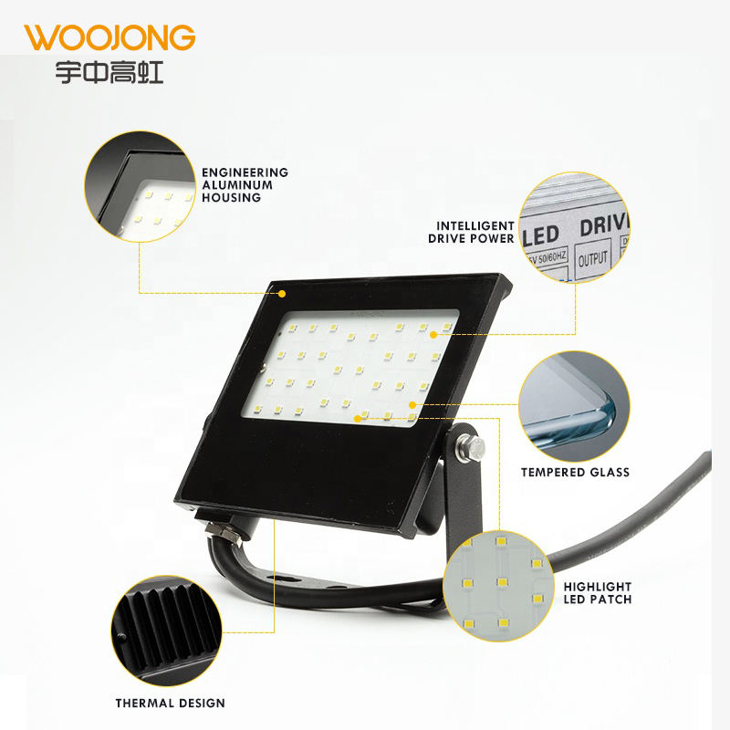 20W WOOJONG High Quality Outdoor Waterproof IP65 LED Flood Light High ...