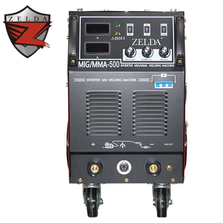 Zelda MIG/MMA-500 Welder - Heavy Duty Inverter Stick Welder