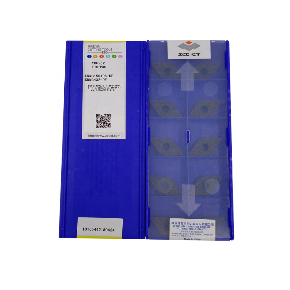 DNMG150408-DF YBC251 YBC252 ZCC Carbide Inserts DNMG Insert Lathe ...