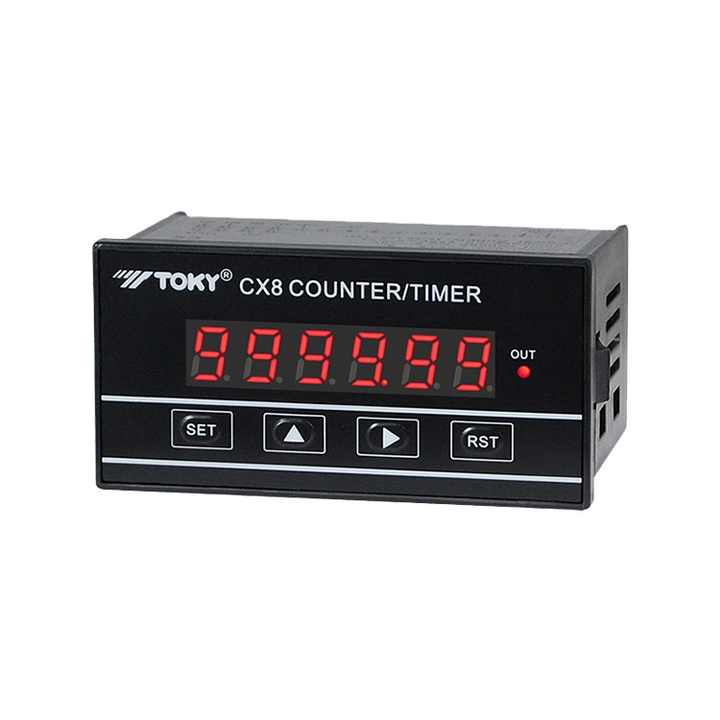 High Quality Custom Industrial Anti Interference 6 Digits Display Timeable Digital Counter Meter ...