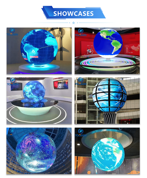 Spherical LED Screen - 360 Degree Video Display Globe