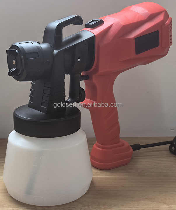 Portable 400W Electric Power Paint Tools Mini HVLP Hand Spray Gun Quick ...