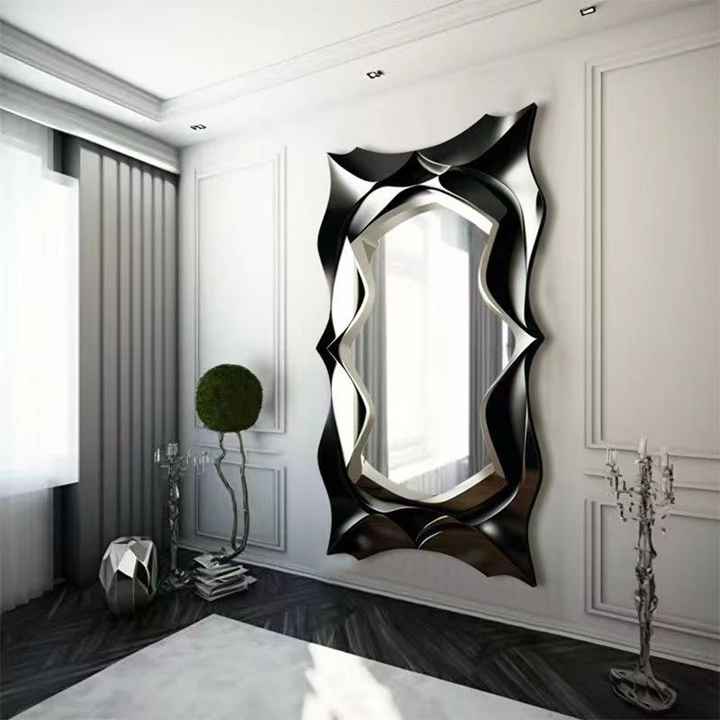 160X100cm Shaped Full-length Mirror European Creative Personalized ...