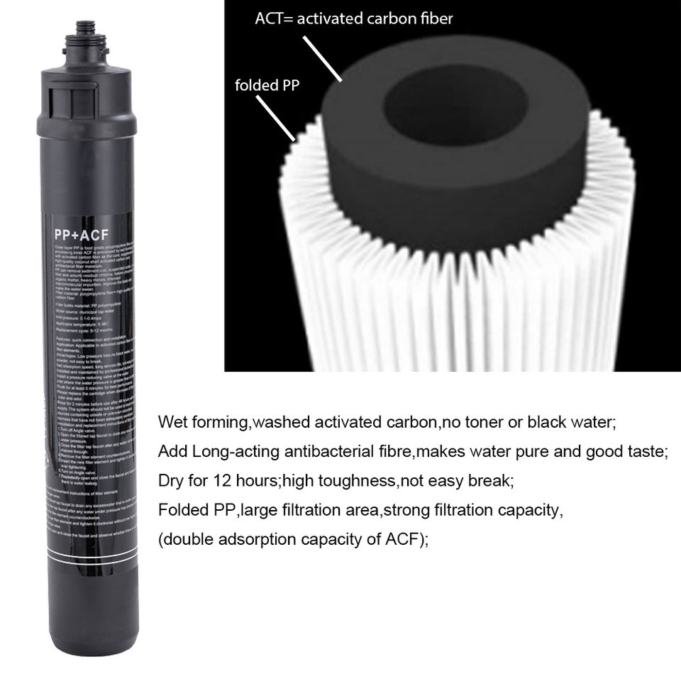 2.5LPM 1000GPD RO Reverse Osmosis Purifier System TDS Adjusted for ...
