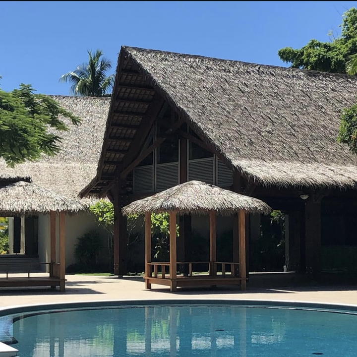 Bali Palapa Huts Ceiling Plastic Thatch Panels Roof Sheets