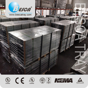 Cable Tray 300x100mm - Hot-Dip Galvanized Steel, 3M Length