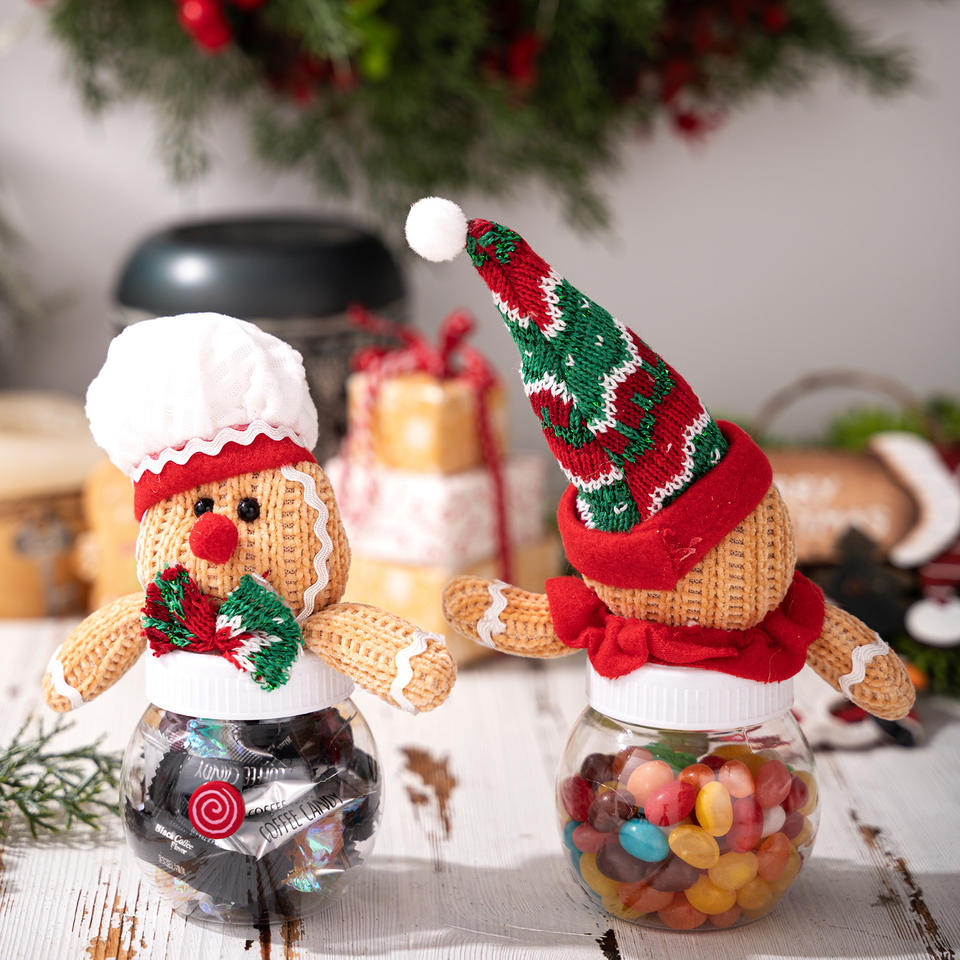 Haube Creative Gingerbread Man Biscuit Man Storage Jar Festive ...