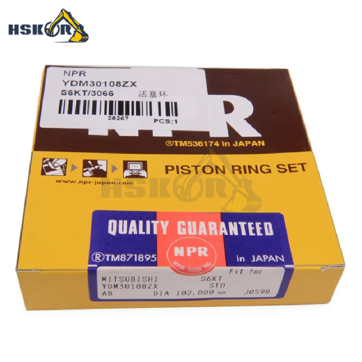 Excavator Piston Ring 9S3068 1W8922 8N0822 2W1709 2W6091 6140-31-2040 ...