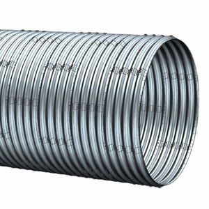 overlapped corrugated steel culvert pipe assembled by half segment