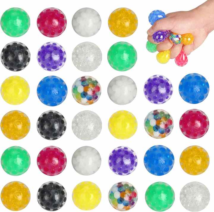 Creative New Decompression and Ventilation Grape Ball Toys Tricolor ...