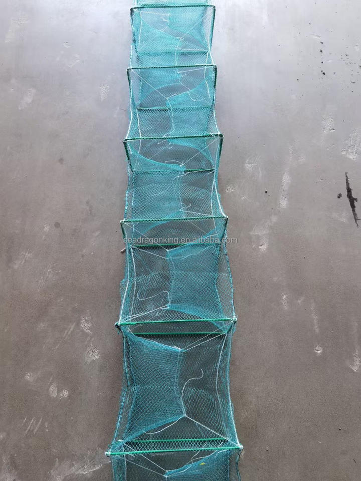 Long Train Cast Net Trap with Single Knot 10m for Crab Lobster Shrimp ...