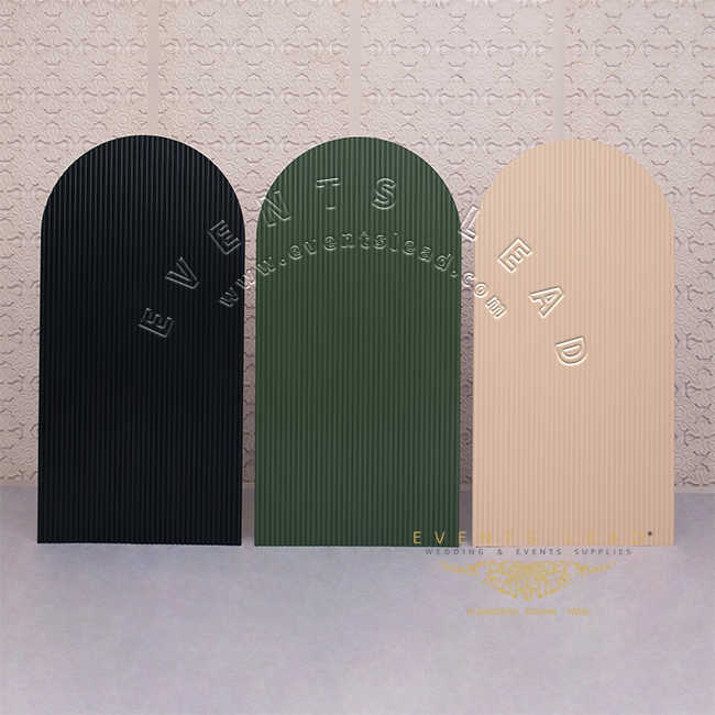 MCF Backdrop Black Wedding Ripple Backdrop Arch For Events Party ...