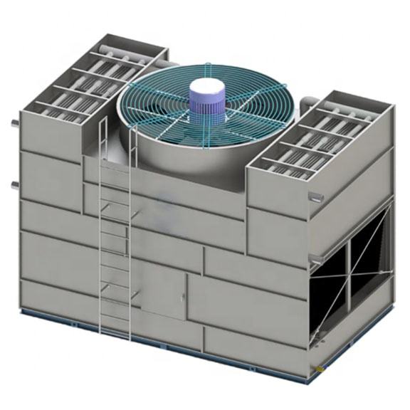 Industrial Cross Flow Ammonia and Freon Evaporative Condenser Cooling ...
