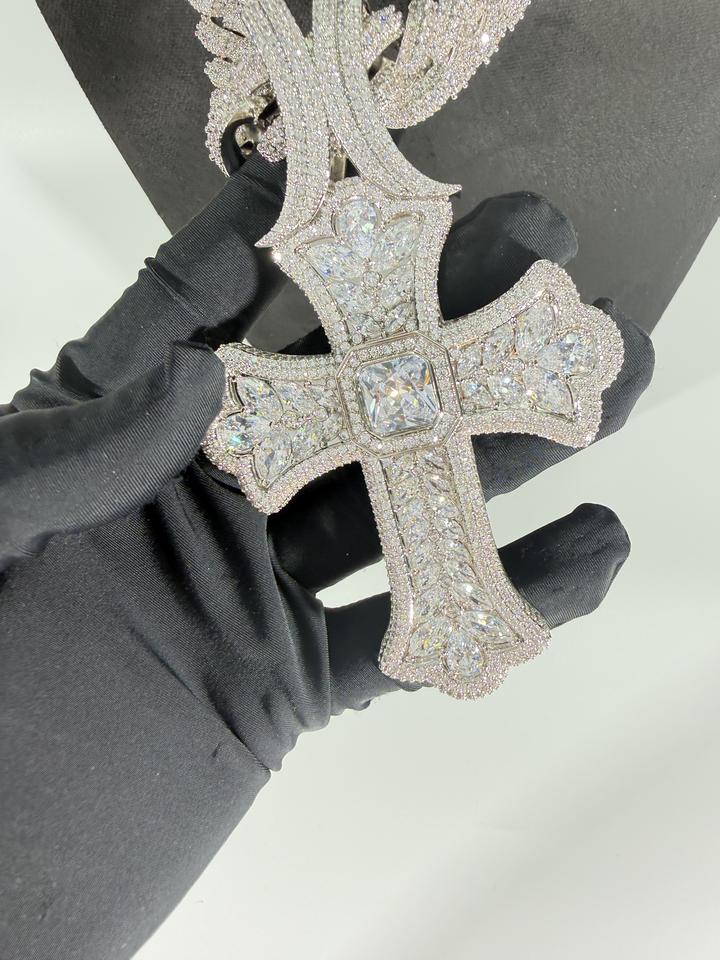 Gothic Cross Pendant+24 Inch Cuban Chain| Alibaba.com