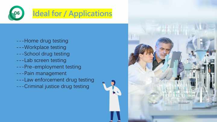 CLIA WAIVED Approved Medical Diagnostics Multi Panel Screening Urine ...