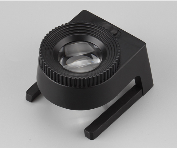 Standing 3 LED Magnifier Counter Cloth Printers Loupe Glasses Mirror ...