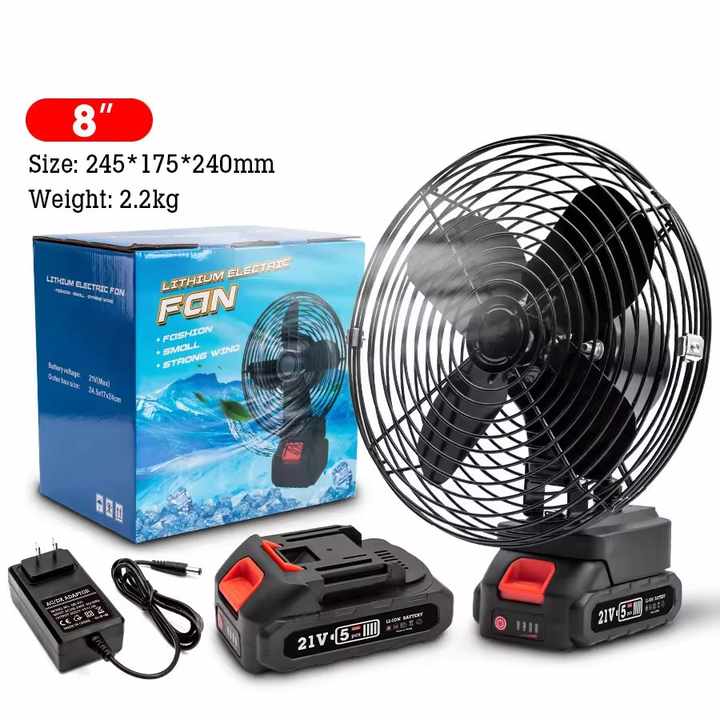 21V Rechargeable Portable Fans - Efficient Cooling Solutions