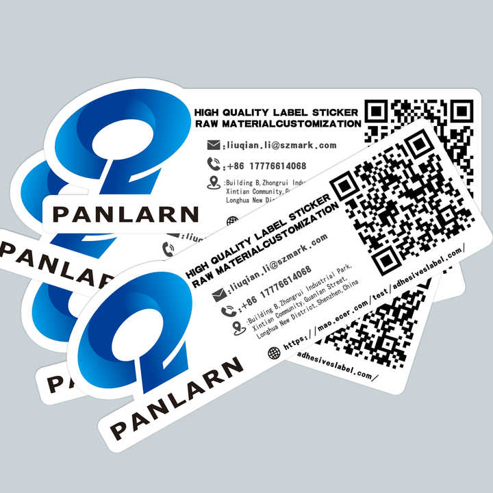 Factory Custom Two-dimensional Code Variable Data Label Stickers Waterproof Scratch Resistant ...