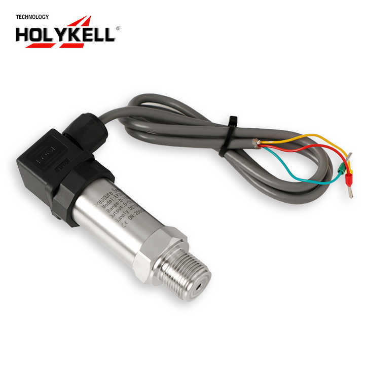 Holykell DIN43650 4-20mA Piezoelectric Pressure Transducer Stainless ...