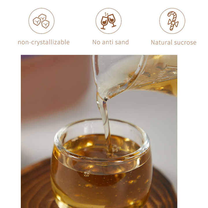 Premium Rock Sugar Syrup Liquid for Milk Tea & Fruit Tea Brix 72 Box ...
