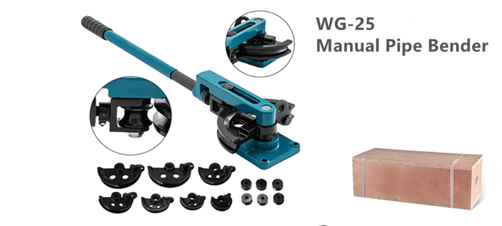 SWG-25 Manual Tube Pipe Bender - Heavy Duty & Versatile