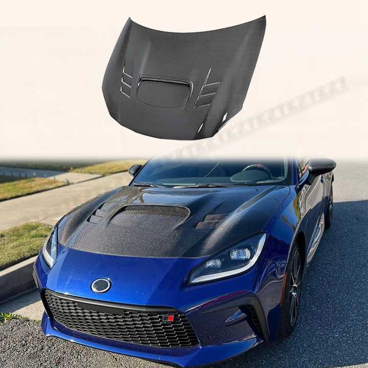 For 2022+ Toyota Gr86 Subaru Brz Zd8 Zn8 Fa Style Carbon Vented Hood ...