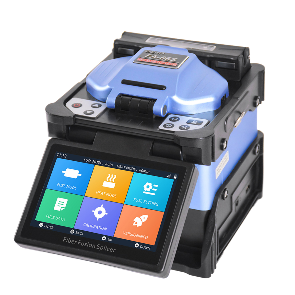 6 Motor Core Alignment Fusion Splicer Splicing Machine FTTX/FTTH High ...