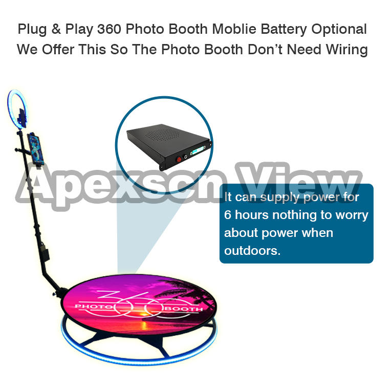 2022 Hot Sale New Portable Selfie 360 Degree Rotation Platform Business Photo Booth Camera ...