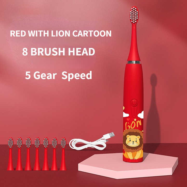 Electric Toothbrush for Kids - Smart, Waterproof, and Fun