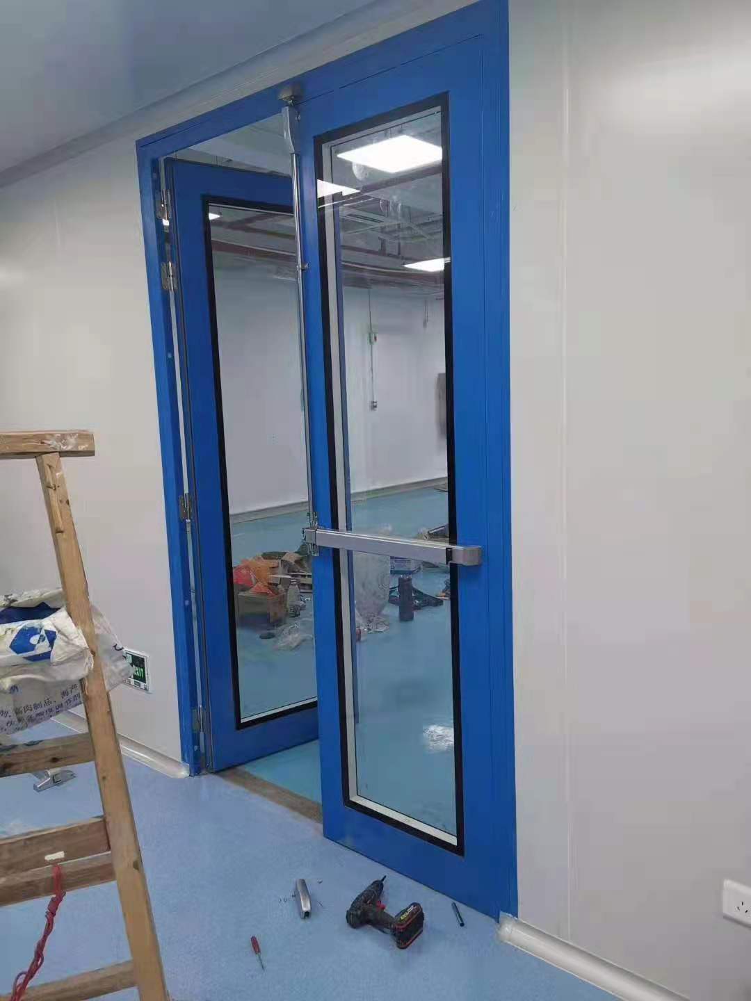 China Customized Hospital Use Hermetic Pu Sandwich Panel Double Swing ...