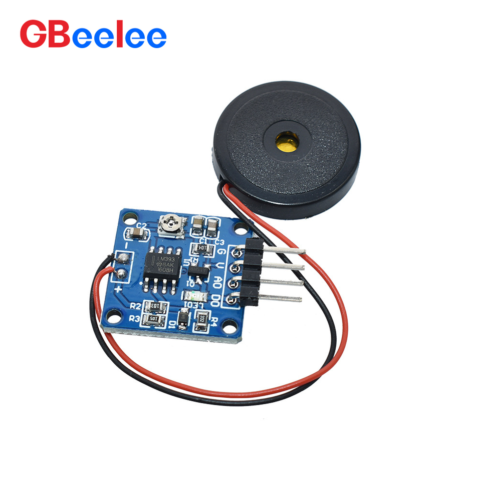 Vibration Sensor Piezoelectric Sheet Knocking Vibration Switch Module ...