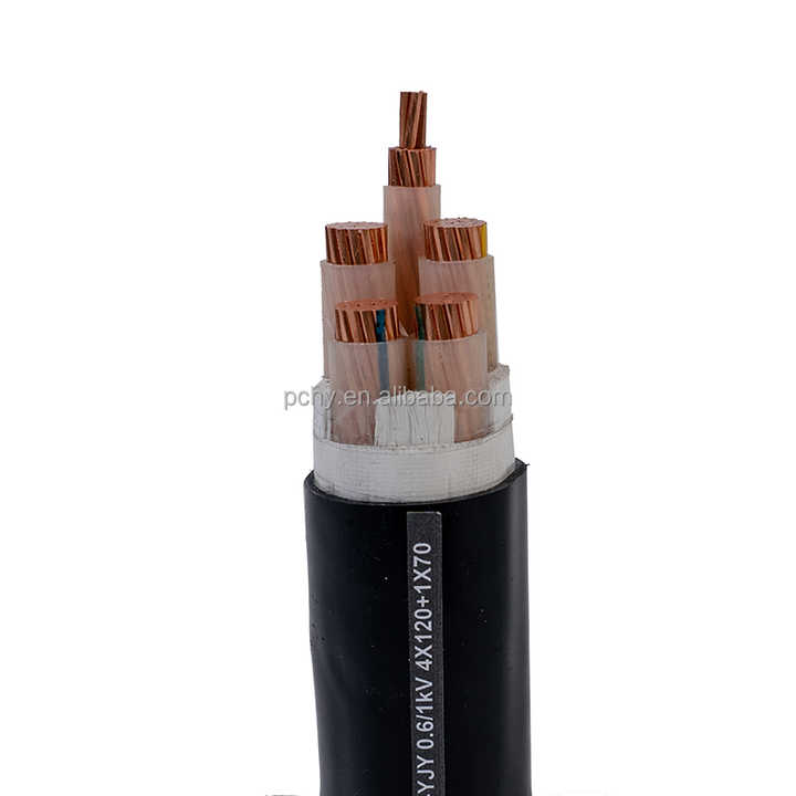 4 Core Copper Core Power Armoured Cable with PVC/XLPE Insulation Low Voltage Underground 100m ...