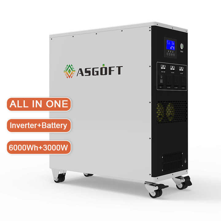 6KWH all in one solar system home off grid generator portable power ...