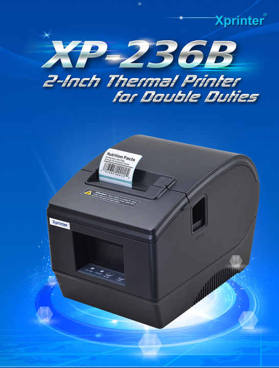 Xprinter Xp-236b USB Thermal Label Printer for Custom Printing
