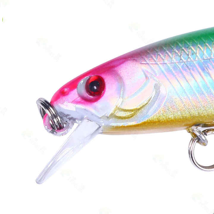 6cm 4.3g Hard Plastic Wobbler Minnow Lures Sinking Fishing Baits for ...