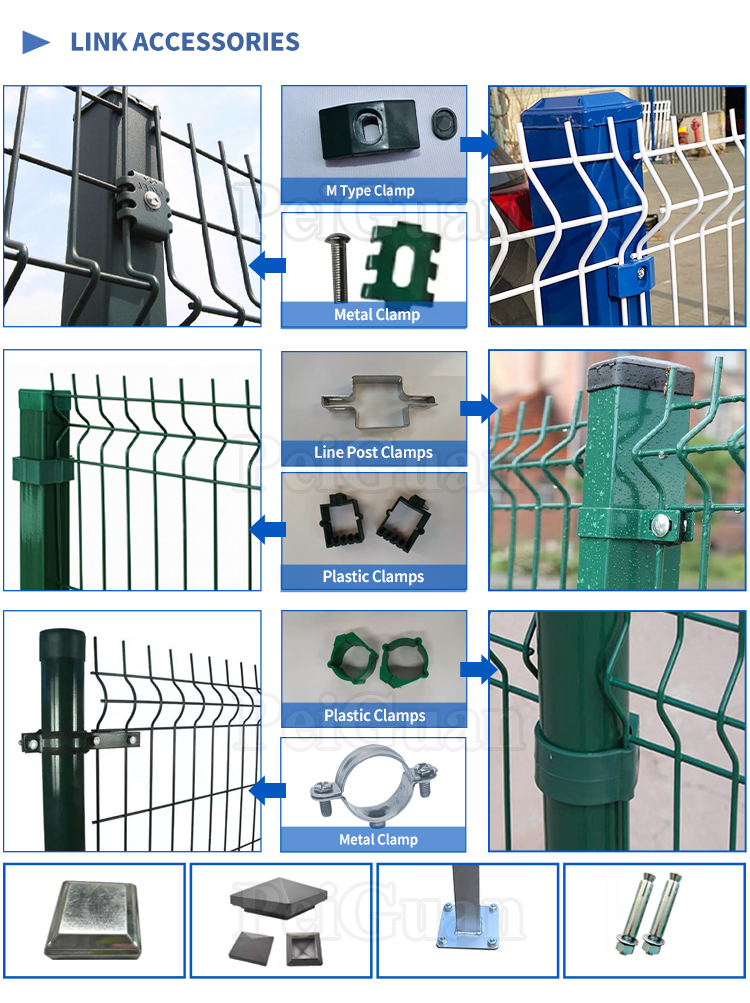 3d Curved Welded Wire Mesh Garden Border Fence Nylofor Pvc Coated Galvanized High Security 3d ...
