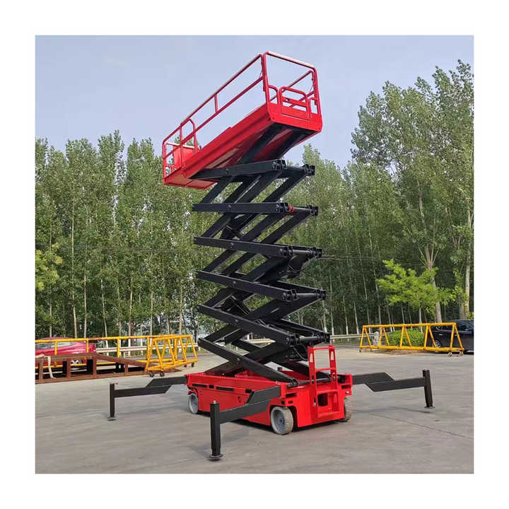 Industrial Scissor Lift Mobile Elevating Lifter Automotive Cargo Lift ...