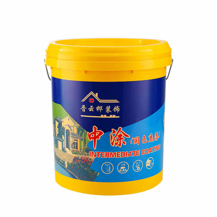 Acrylic Real Stone Paint Intermediate Coating Outdoor Liquid Primer for ...